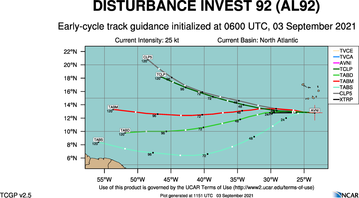 Invest 92L – 2021 Hurricane Season « Track The Tropics - Spaghetti ...