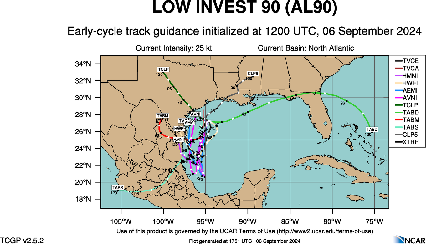 Tracking Invest 90L – 2024 Hurricane Season « 2024 Hurricane Season ...