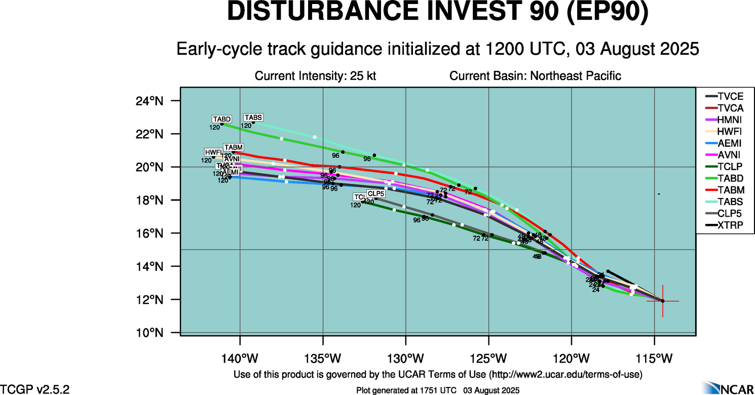 Hurricane storm and weather info for La Paz Cabo San Lucas Baja ...